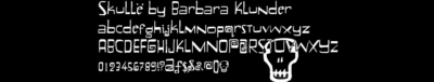 Fonts – Barbara Klunder